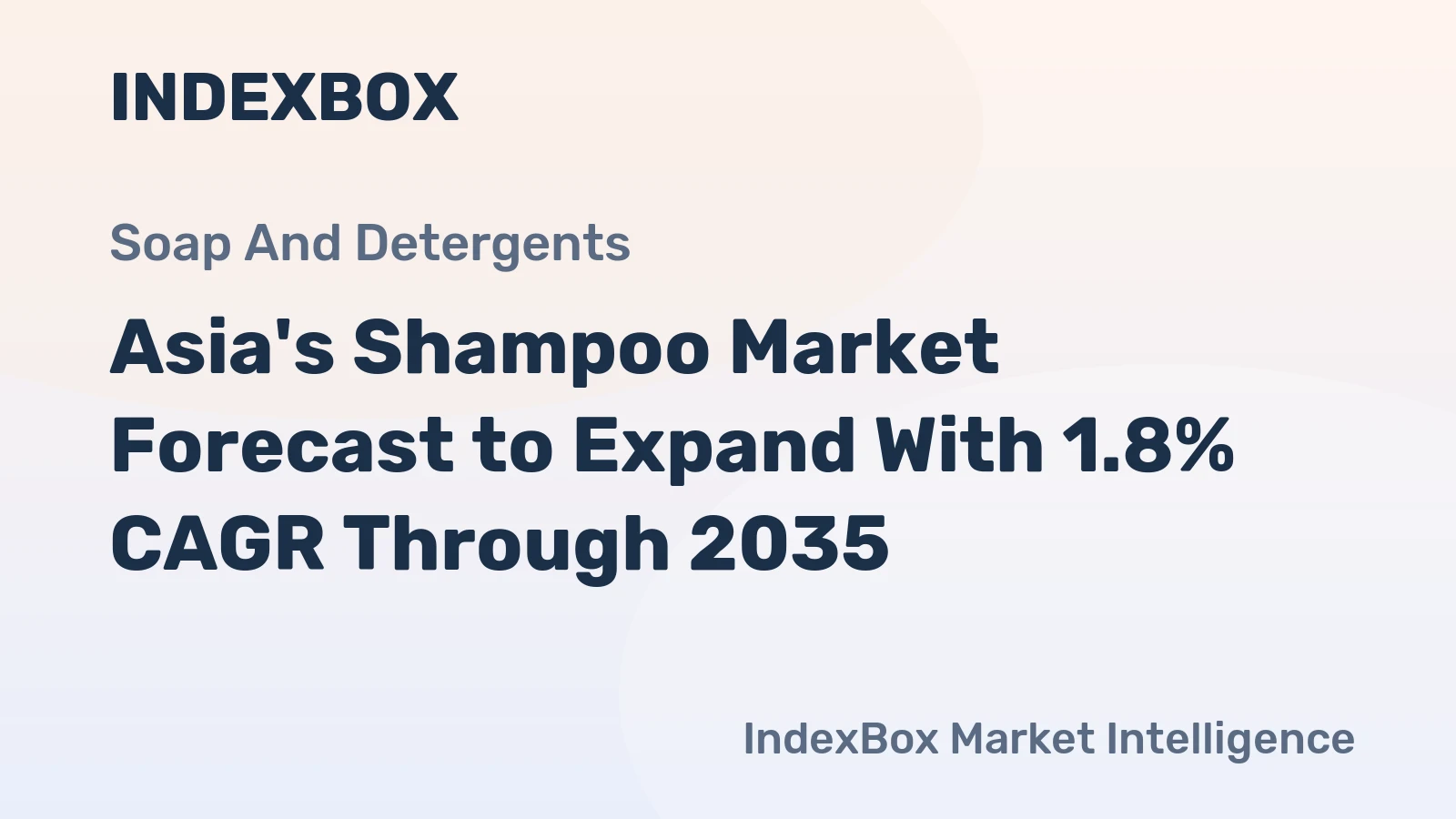 Asia's Shampoo Market Forecast to Expand With 1.8% CAGR Through 2035