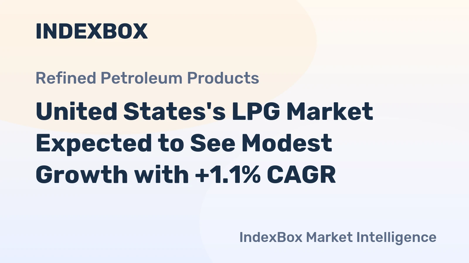 United States's LPG Market Expected to See Modest Growth with +1.1% CAGR