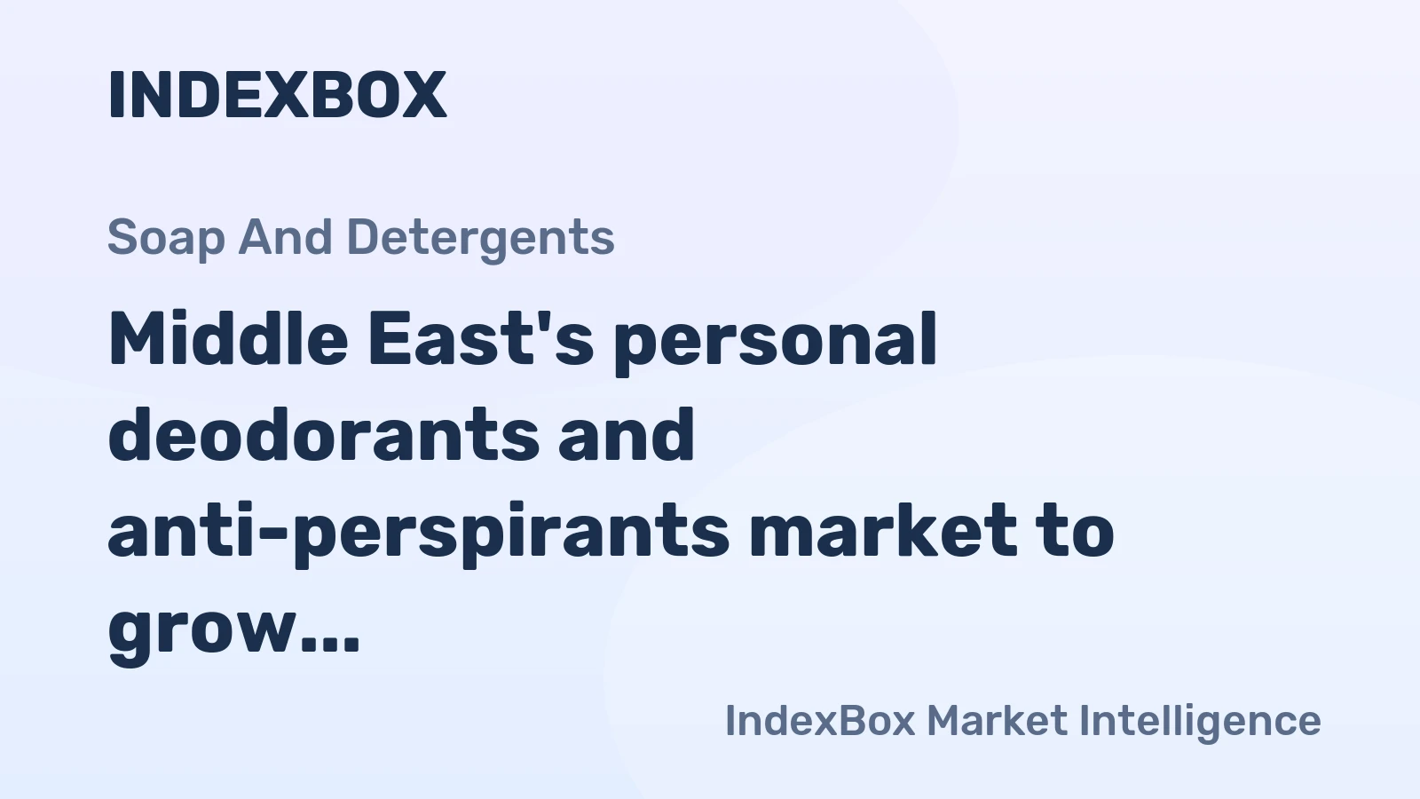Middle East's personal deodorants and anti-perspirants market to grow at a steady CAGR of +2.9%, reaching $2B by 2035.