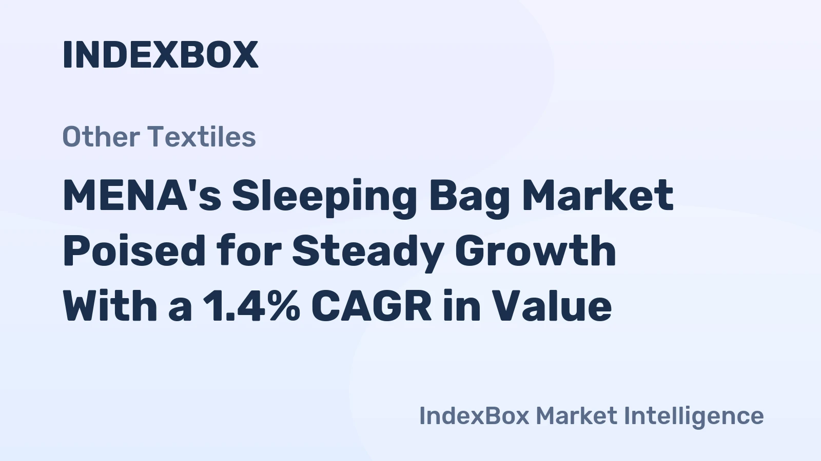 MENA's Sleeping Bag Market Poised for Steady Growth With a 1.4% CAGR in Value
