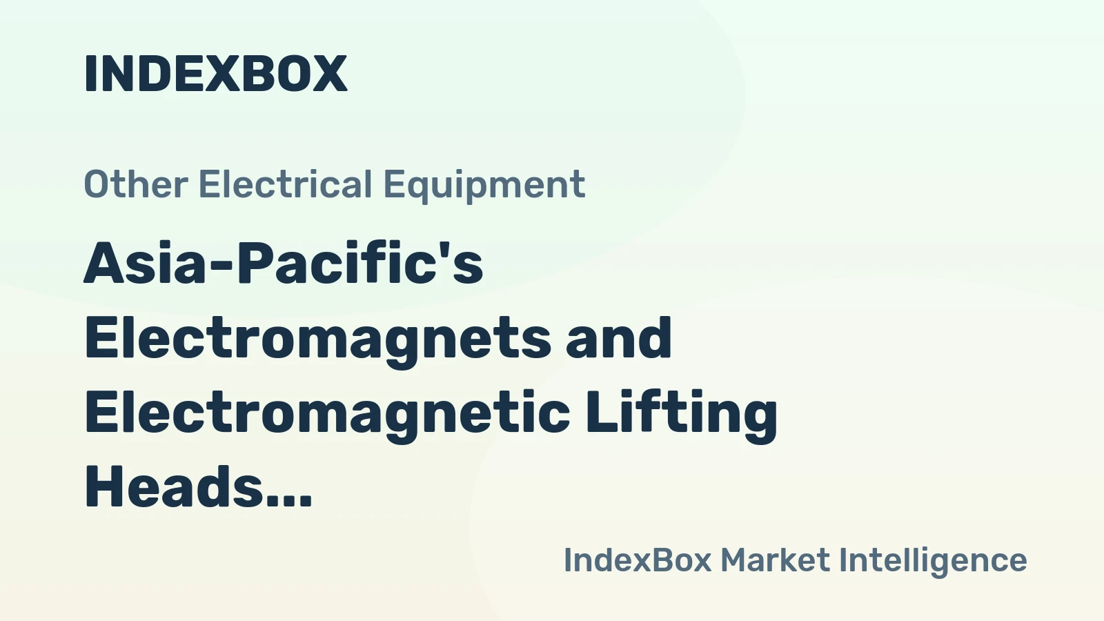 Asia-Pacific's Electromagnets and Electromagnetic Lifting Heads Market to Reach 482K Tons and $7.4B by 2035