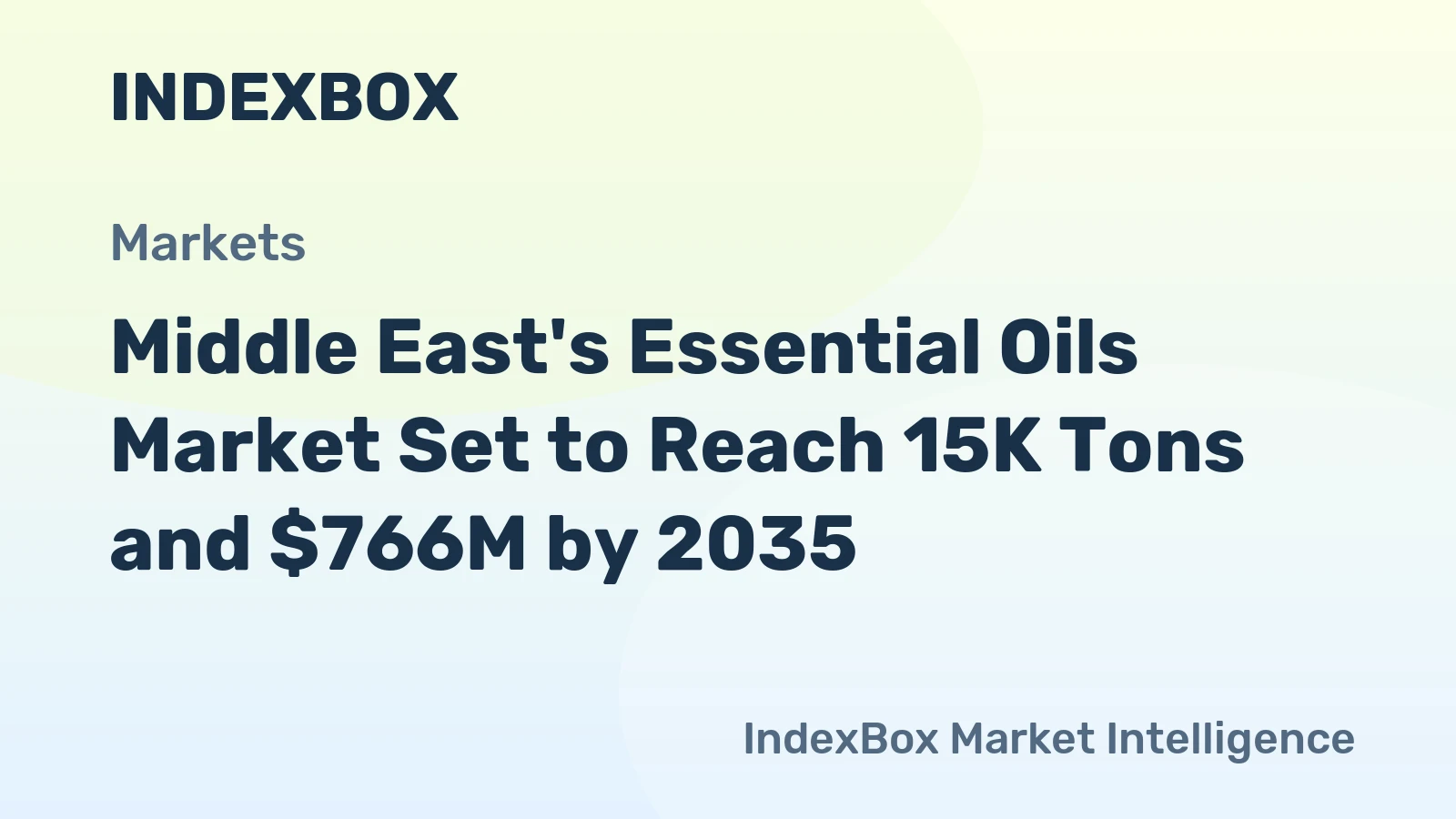 Middle East's Essential Oils Market Set to Reach 15K Tons and $766M by 2035