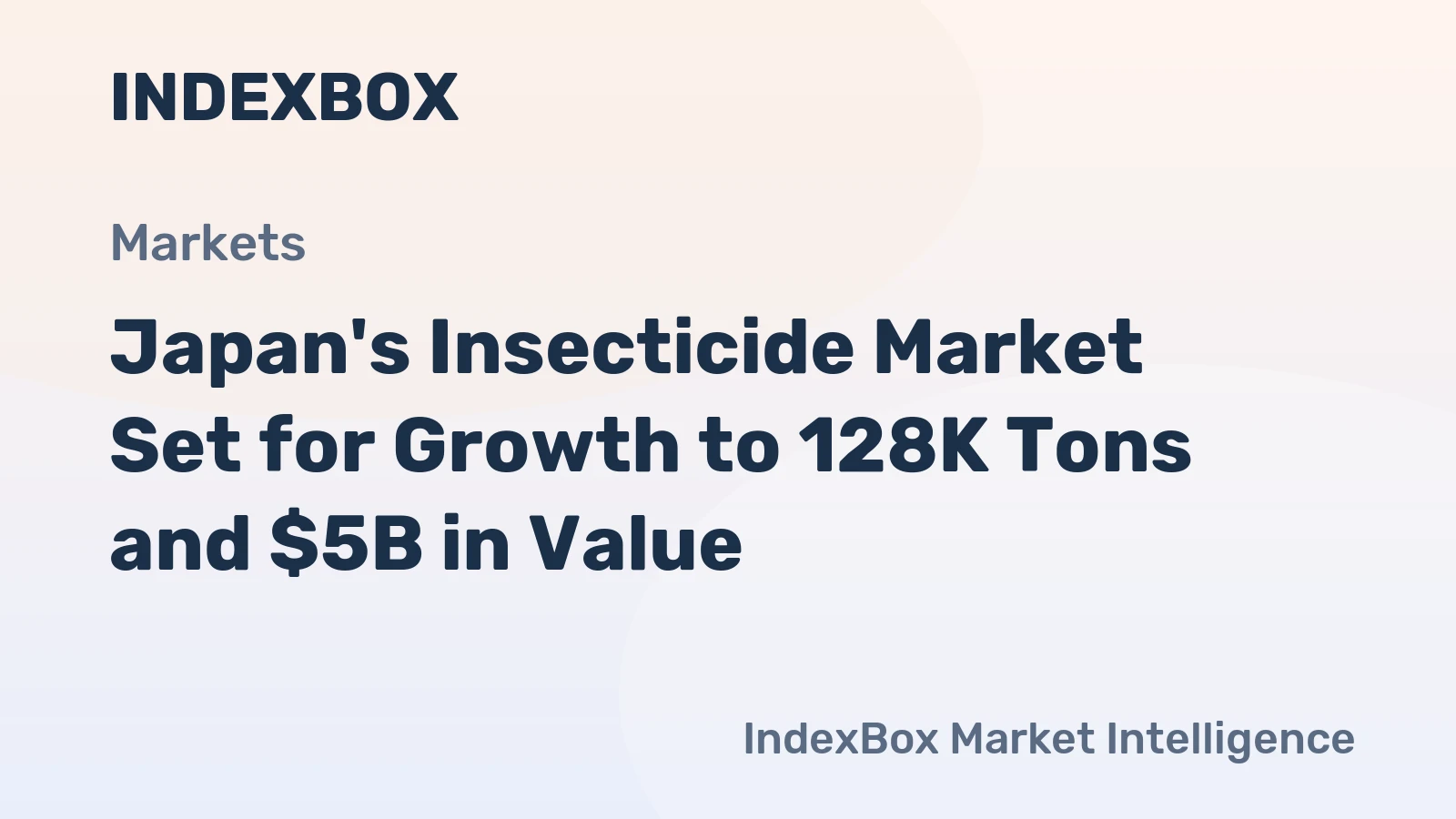 Japan's Insecticide Market Set for Growth to 128K Tons and $5B in Value