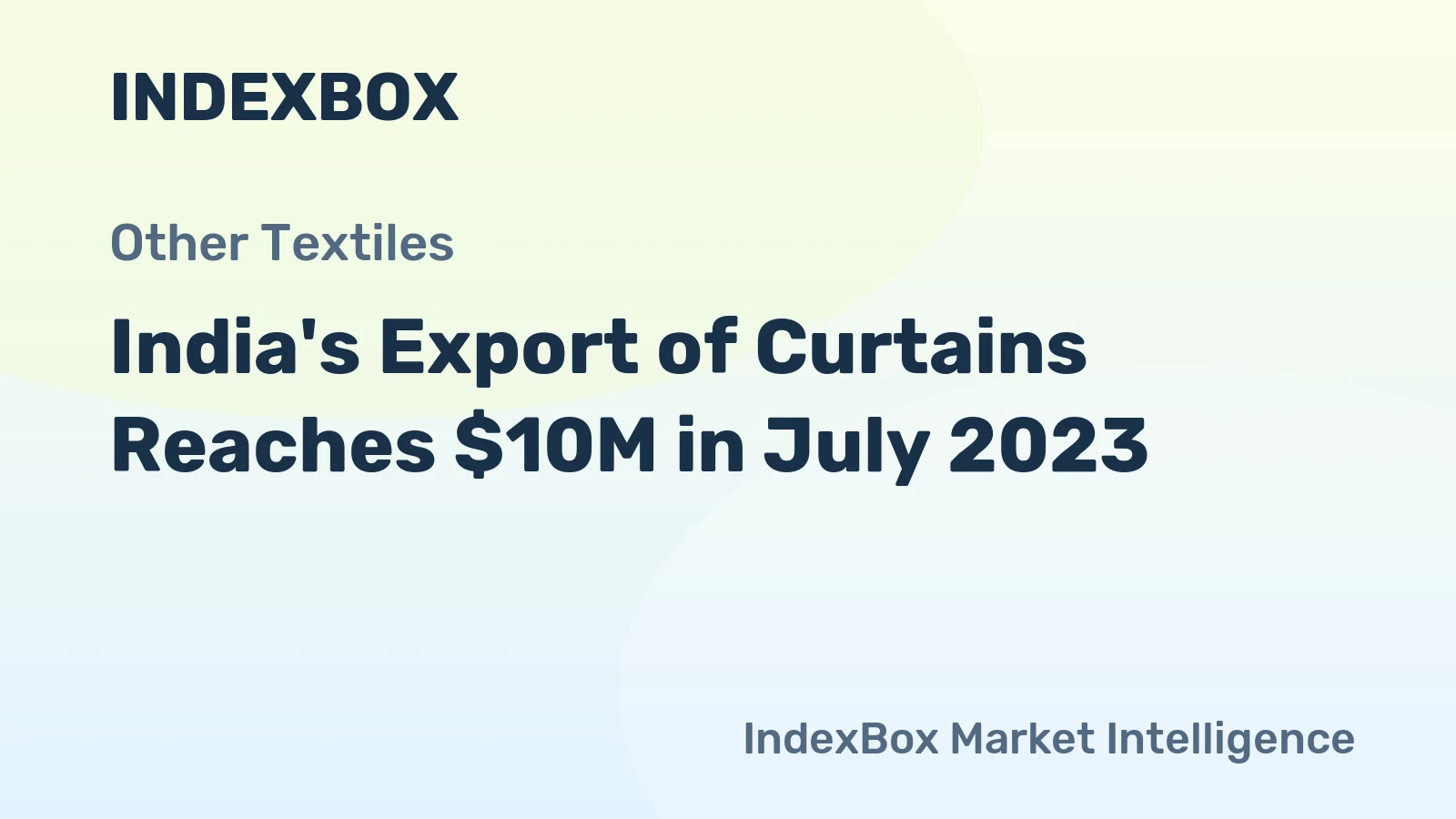 India's Export of Curtains Reaches $10M in July 2023