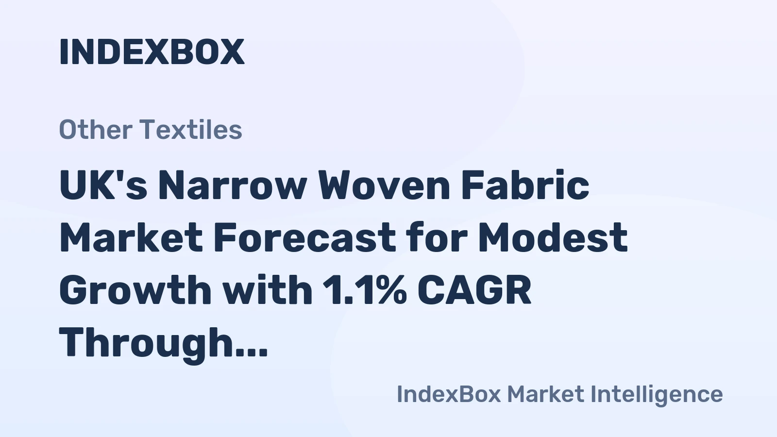 UK's Narrow Woven Fabric Market Forecast for Modest Growth with 1.1% CAGR Through 2035