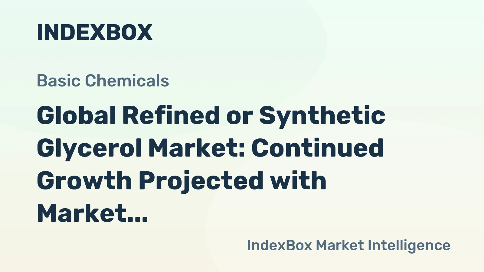Global Refined or Synthetic Glycerol Market: Continued Growth Projected with Market Volume Reaching 6M Tons and Market Value Climbing to $6.7B by 2035