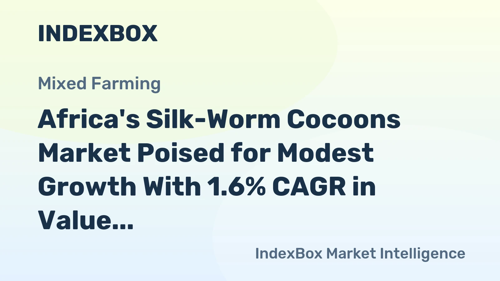 Africa's Silk-Worm Cocoons Market Poised for Modest Growth With 1.6% CAGR in Value
