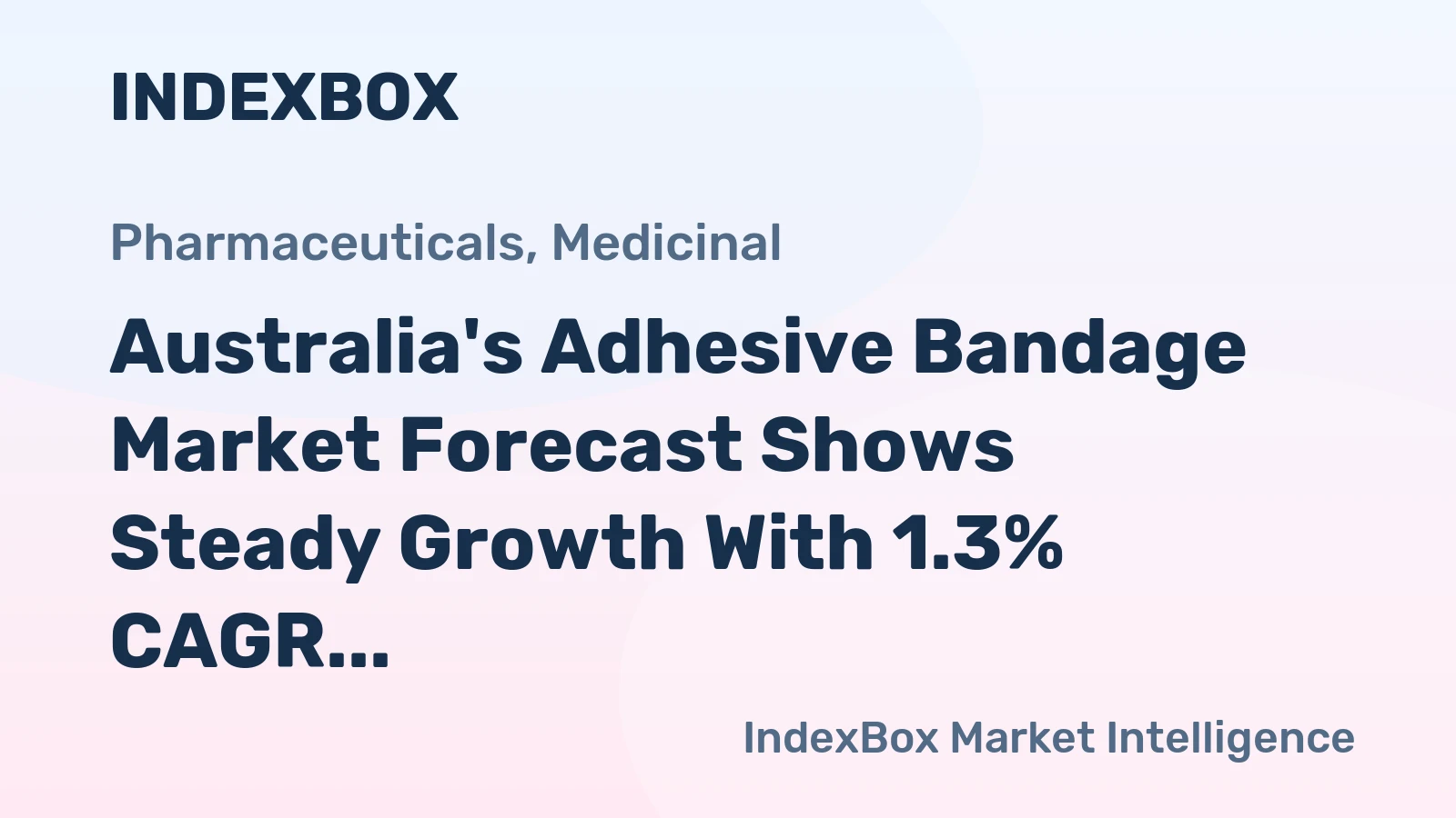 Australia's Adhesive Bandage Market Forecast Shows Steady Growth With 1.3% CAGR Through 2035