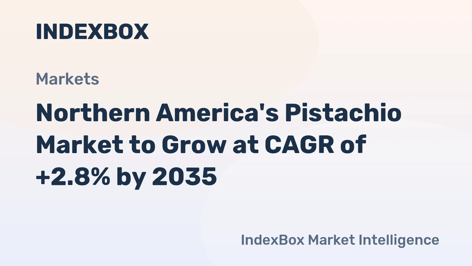 Northern America's Pistachio Market to Grow at CAGR of +2.8% by 2035