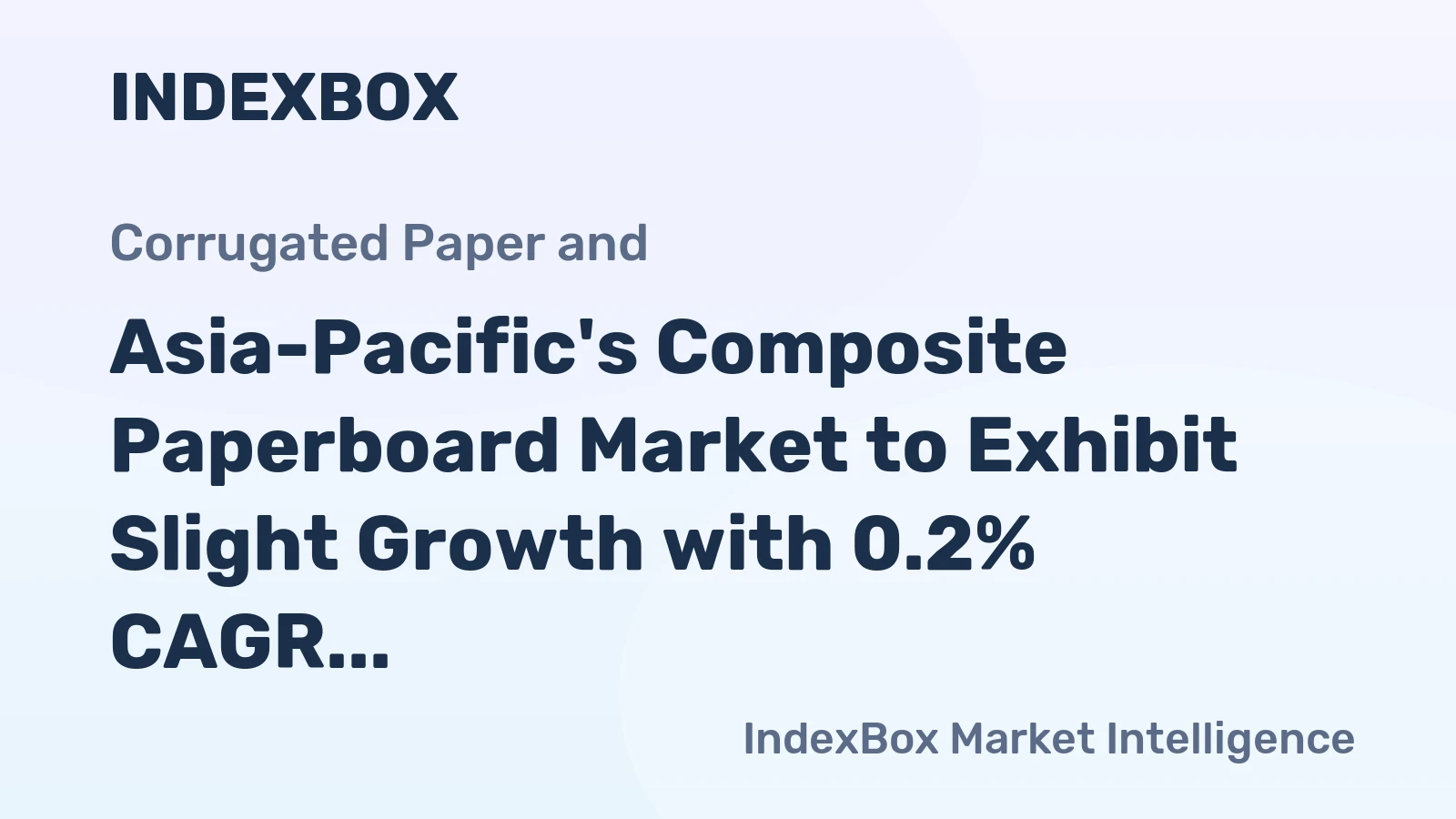 Asia-Pacific's Composite Paperboard Market to Exhibit Slight Growth with 0.2% CAGR through 2035