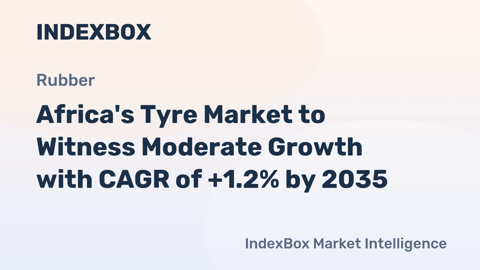 Africa's Tyre Market to Witness Moderate Growth with CAGR of +1.2% by 2035