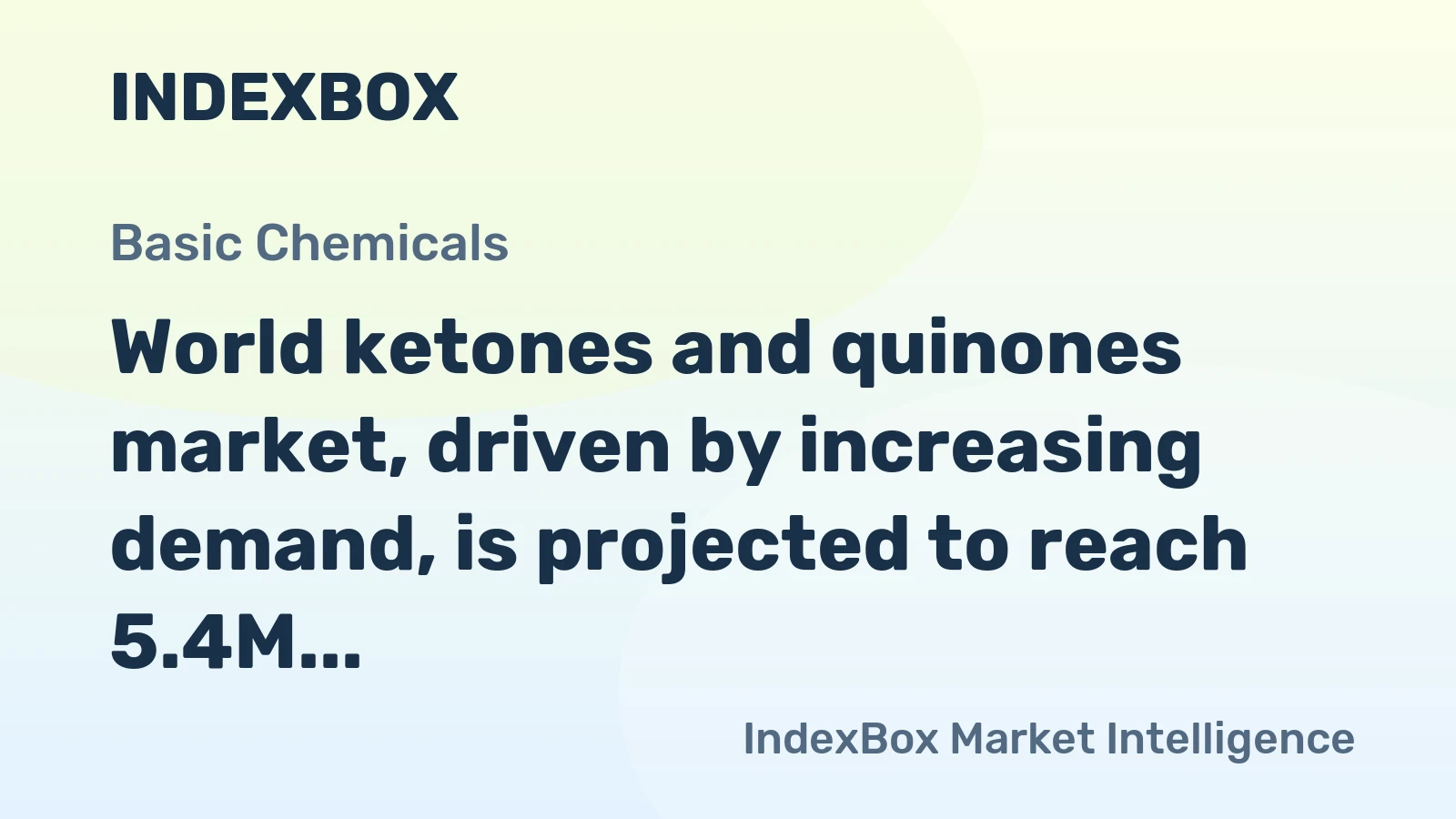 World ketones and quinones market, driven by increasing demand, is projected to reach 5.4M tons in volume and $14.6B in value by 2035.