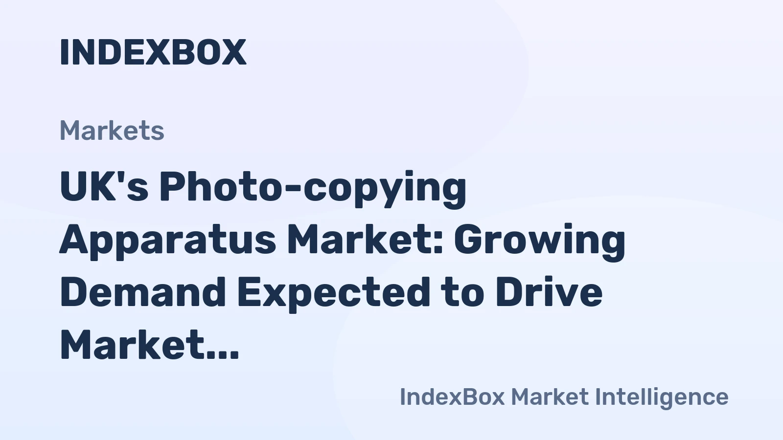 UK's Photo-copying Apparatus Market: Growing Demand Expected to Drive Market Volume to 931K Units and Market Value to $47M by 2035