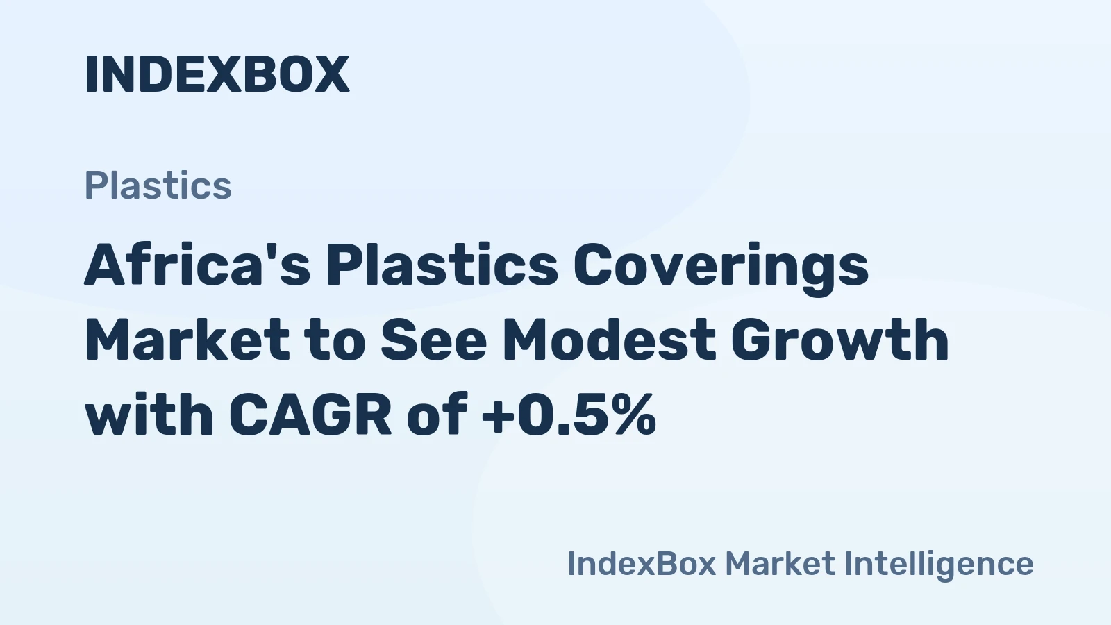 Africa's Plastics Coverings Market to See Modest Growth with CAGR of +0.5%