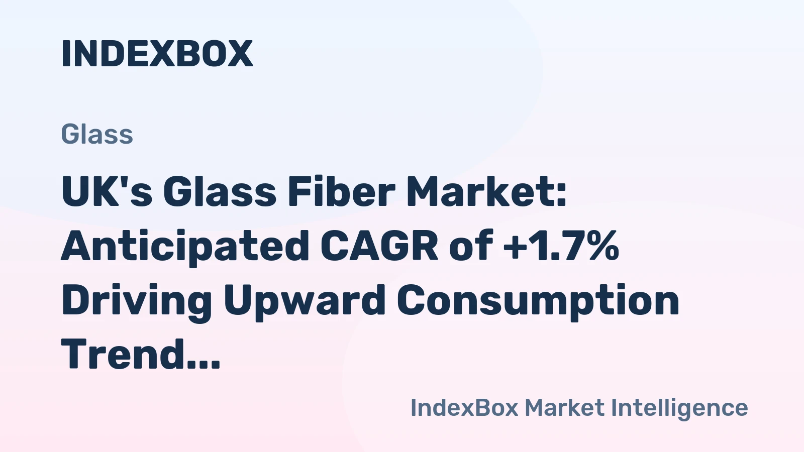 UK's Glass Fiber Market: Anticipated CAGR of +1.7% Driving Upward Consumption Trend