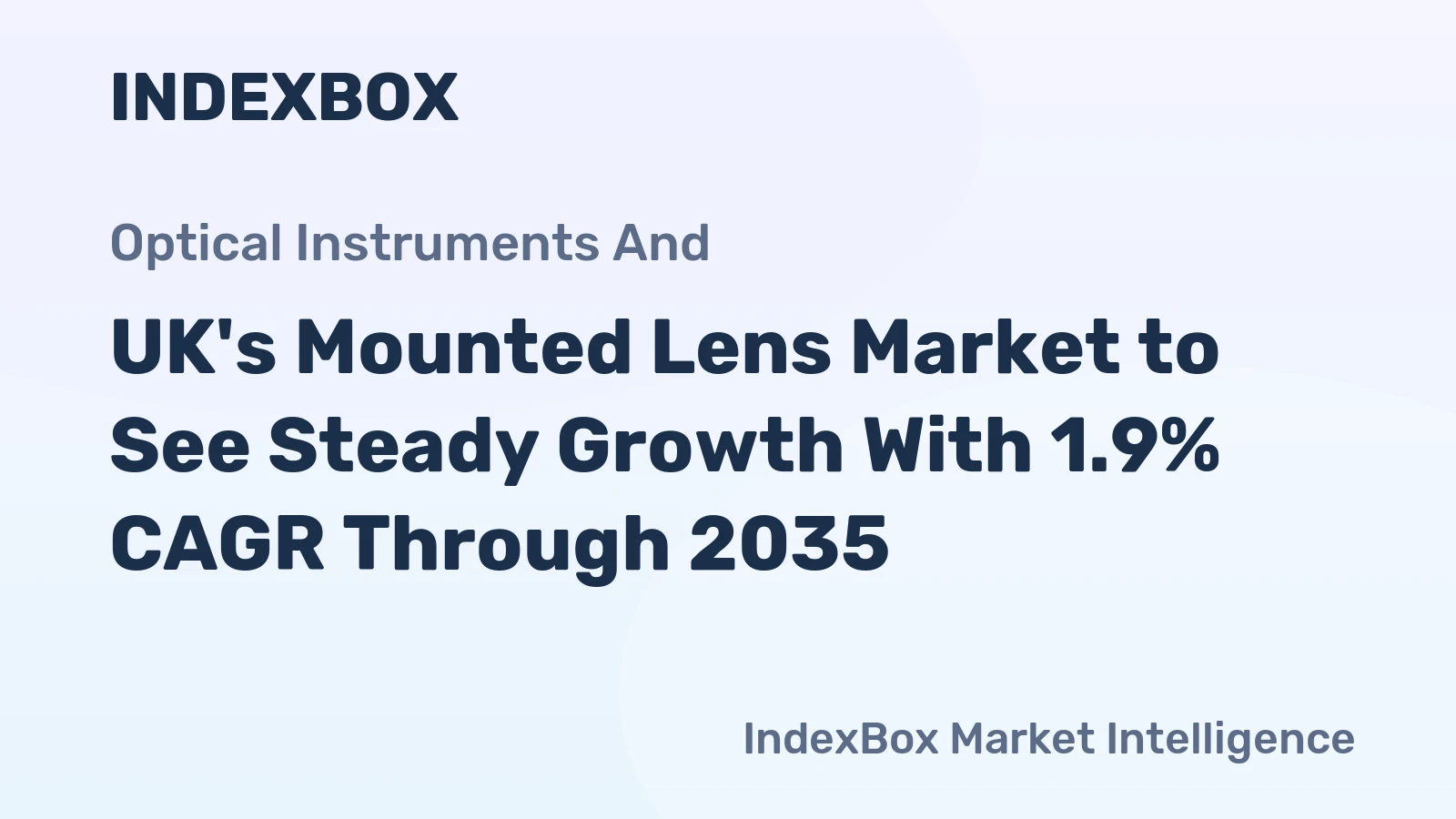 UK's Mounted Lens Market to See Steady Growth With 1.9% CAGR Through 2035