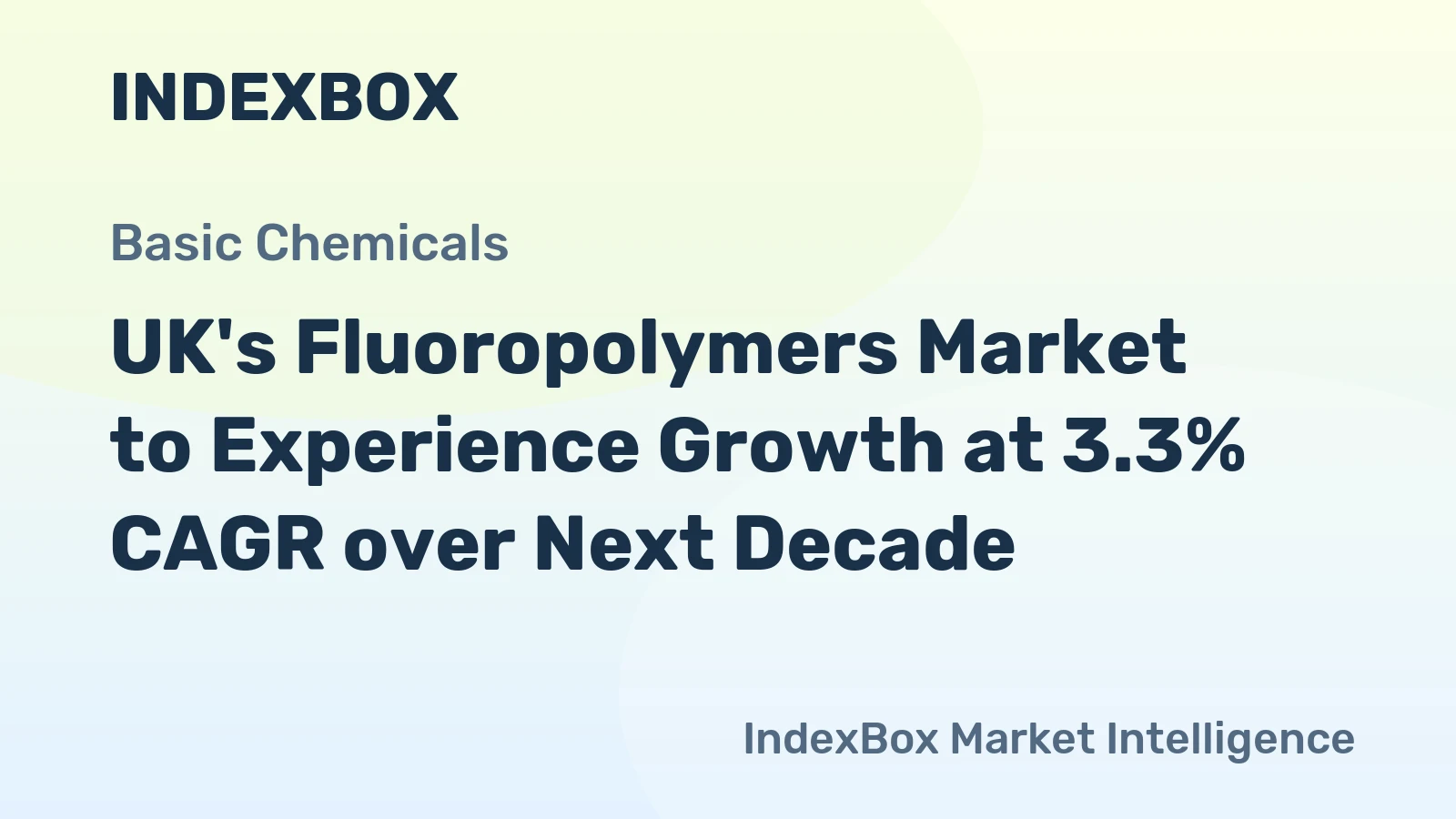 UK's Fluoropolymers Market to Experience Growth at 3.3% CAGR over Next Decade