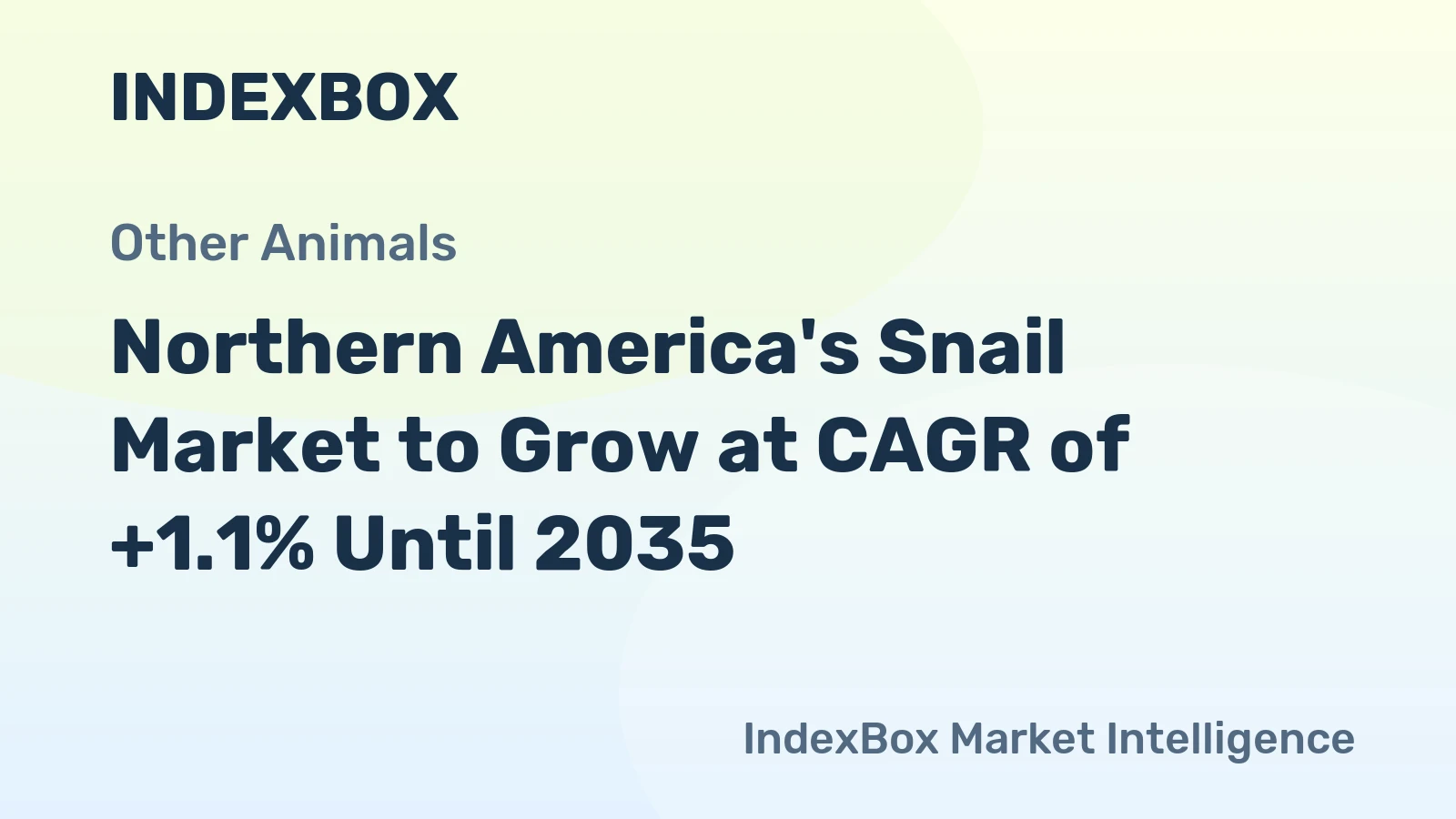 Northern America's Snail Market to Grow at CAGR of +1.1% Until 2035