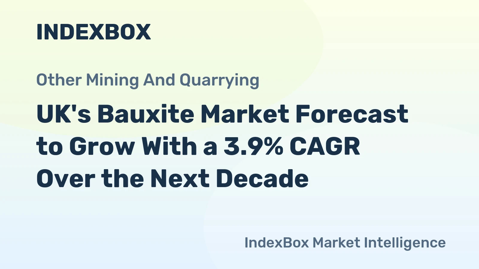 UK's Bauxite Market Forecast to Grow With a 3.9% CAGR Over the Next Decade