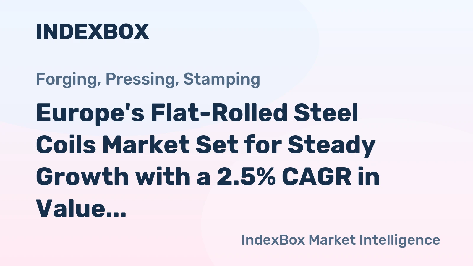 Europe's Flat-Rolled Steel Coils Market Set for Steady Growth with a 2.5% CAGR in Value