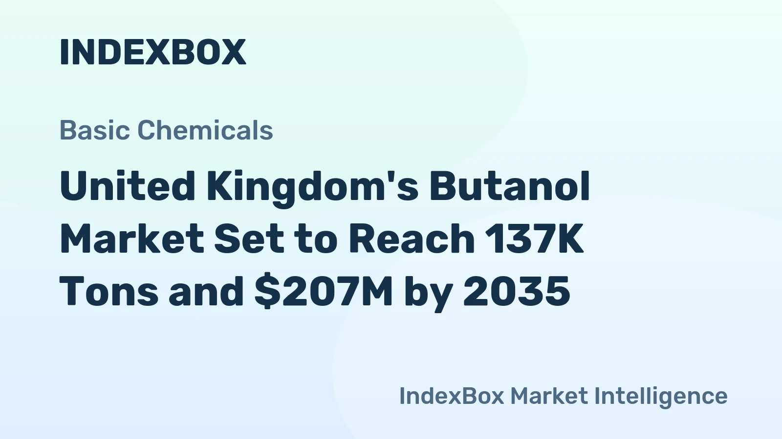 United Kingdom's Butanol Market Set to Reach 137K Tons and $207M by 2035