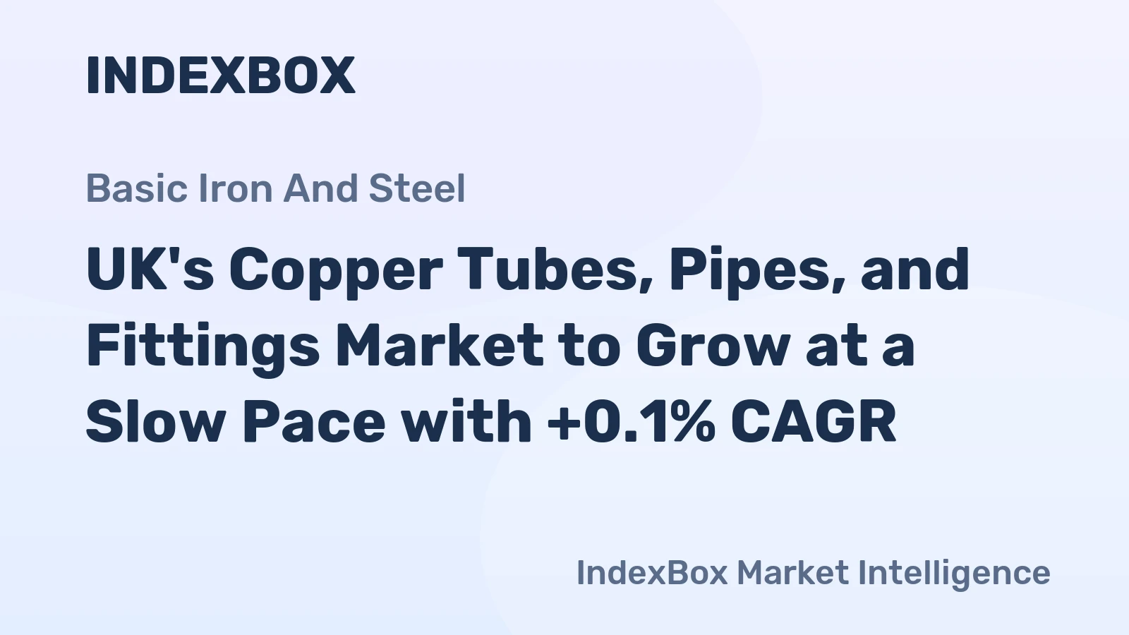 UK's Copper Tubes, Pipes, and Fittings Market to Grow at a Slow Pace with +0.1% CAGR