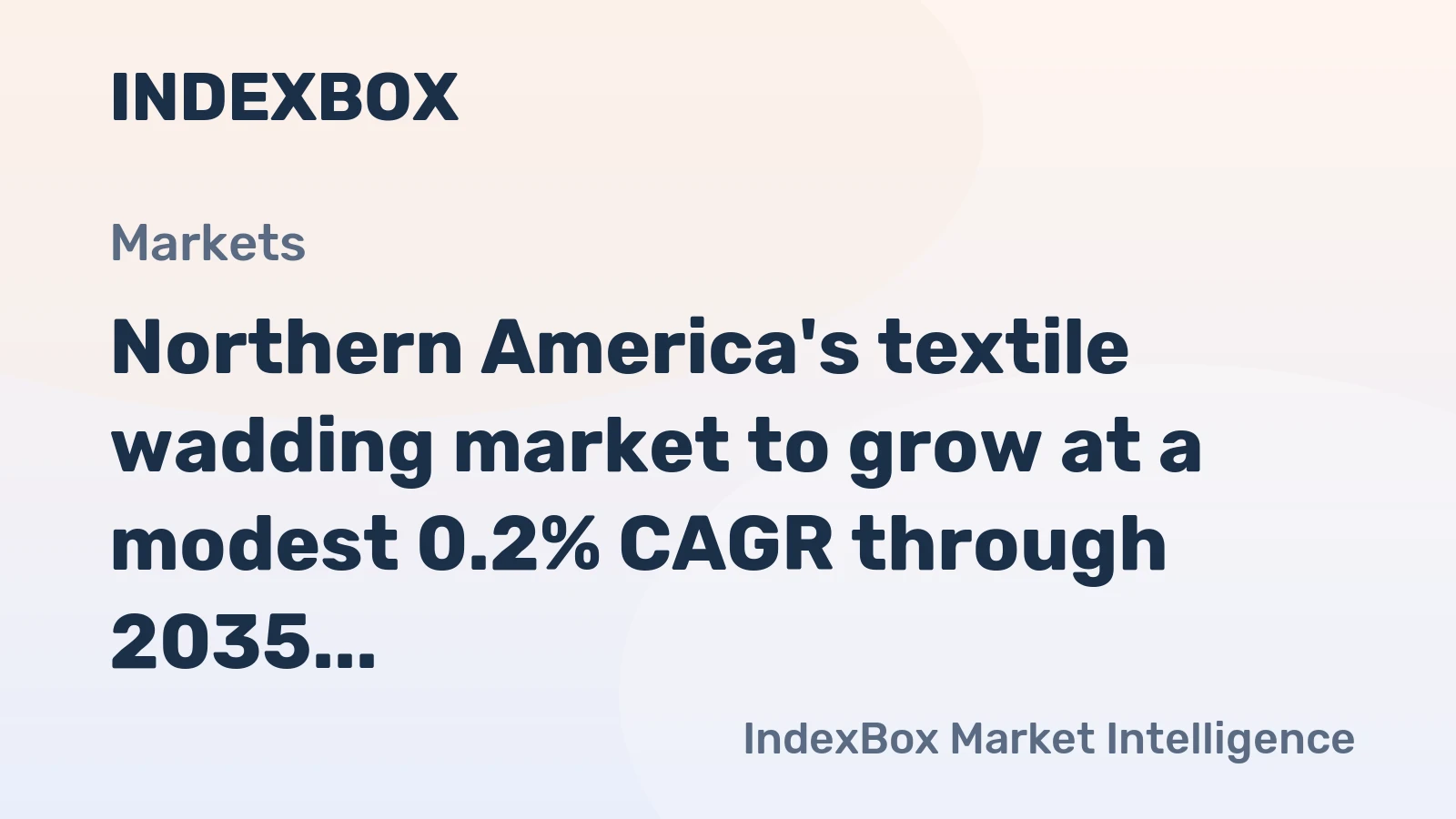 Northern America's textile wadding market to grow at a modest 0.2% CAGR through 2035, driven by sustained demand, reaching 220K tons.