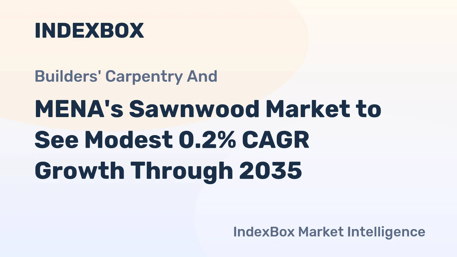 MENA's Sawnwood Market to See Modest 0.2% CAGR Growth Through 2035