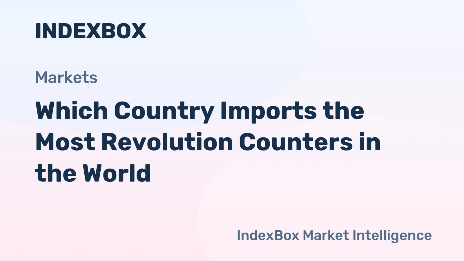 Which Country Imports the Most Revolution Counters in the World?