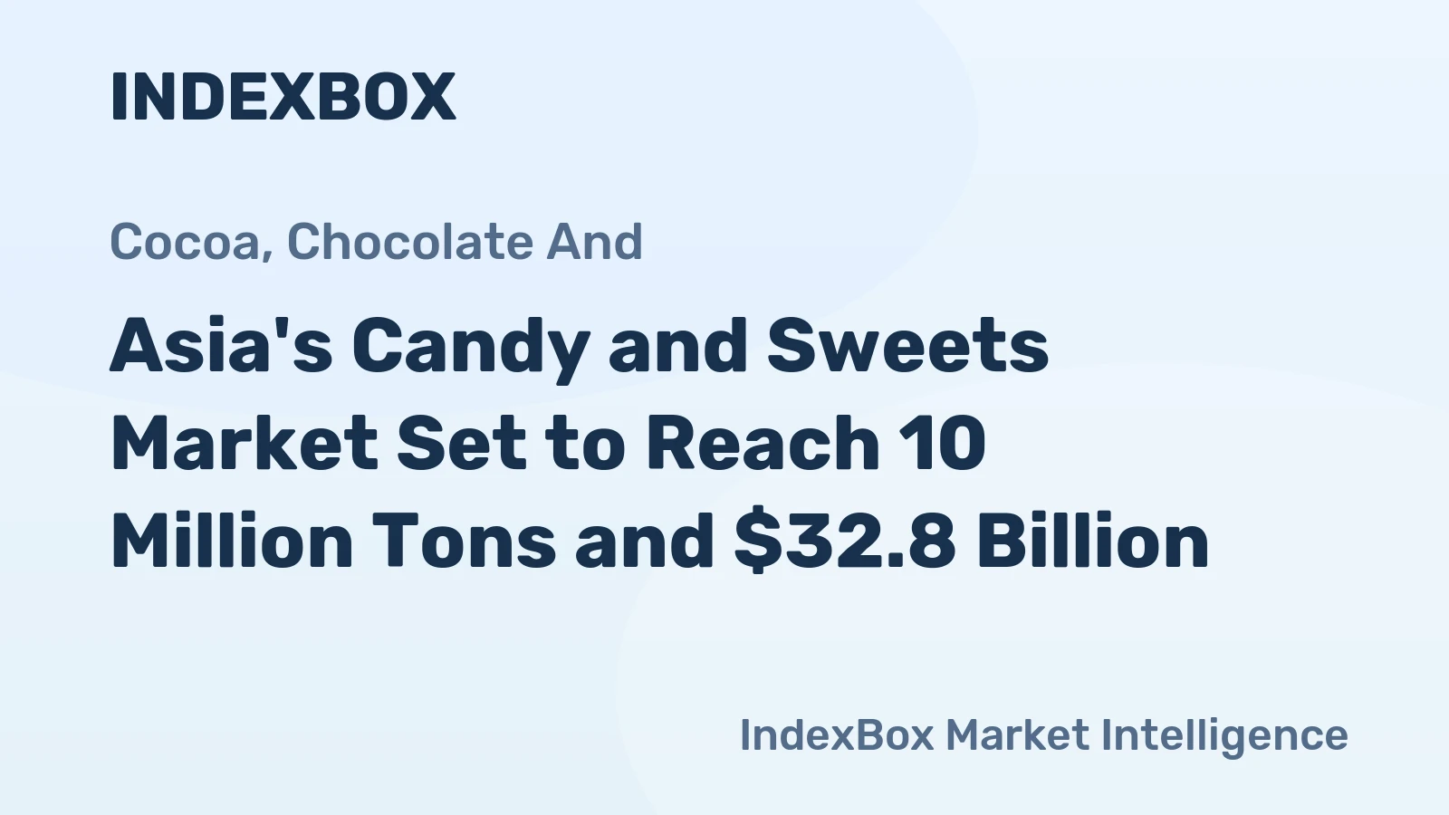 Asia's Candy and Sweets Market Set to Reach 10 Million Tons and $32.8 Billion