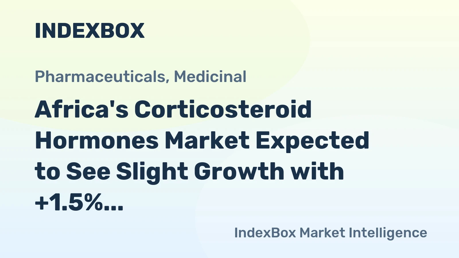Africa's Corticosteroid Hormones Market Expected to See Slight Growth with +1.5% CAGR