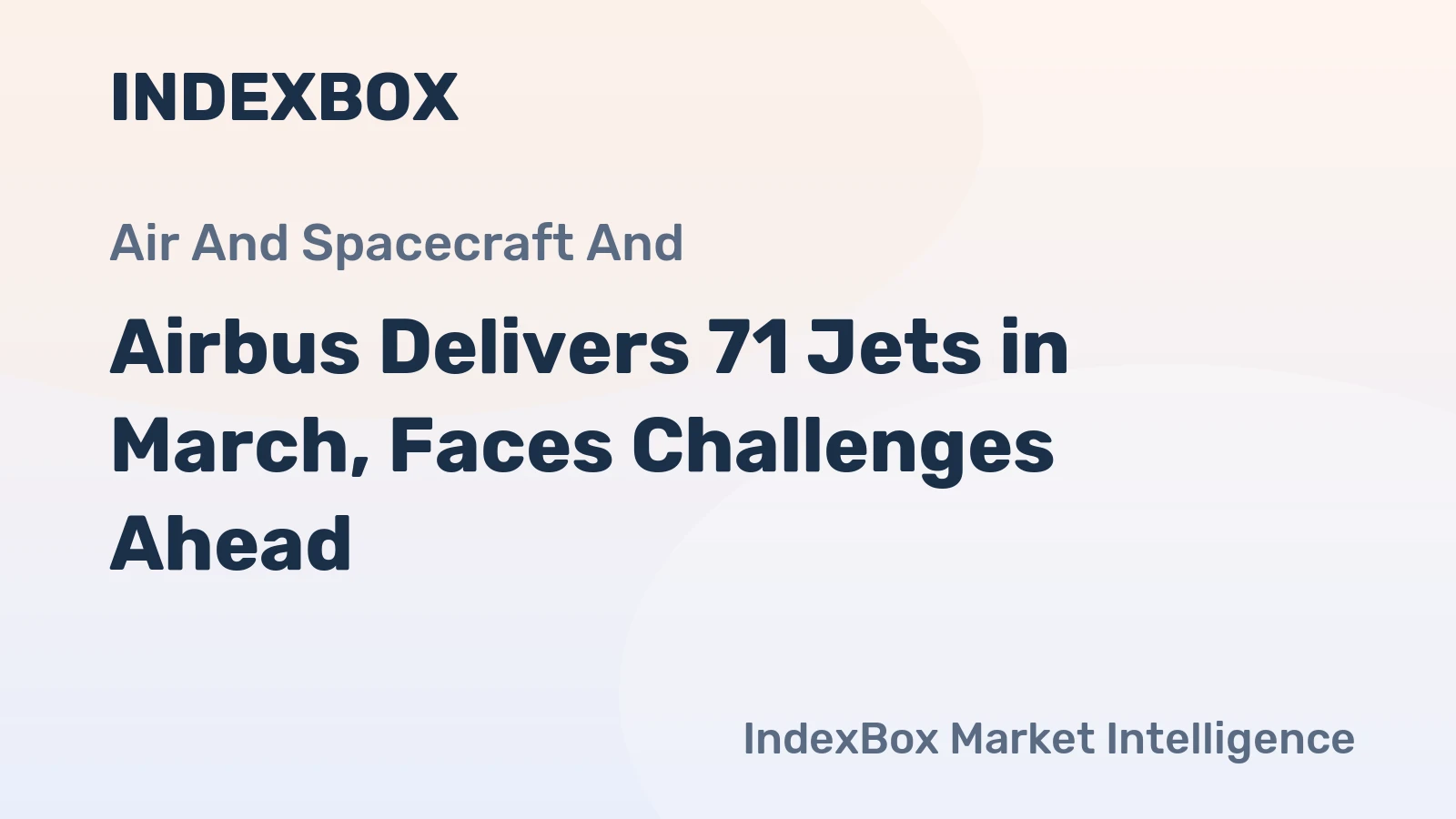 Airbus Delivers 71 Jets in March, Faces Challenges Ahead