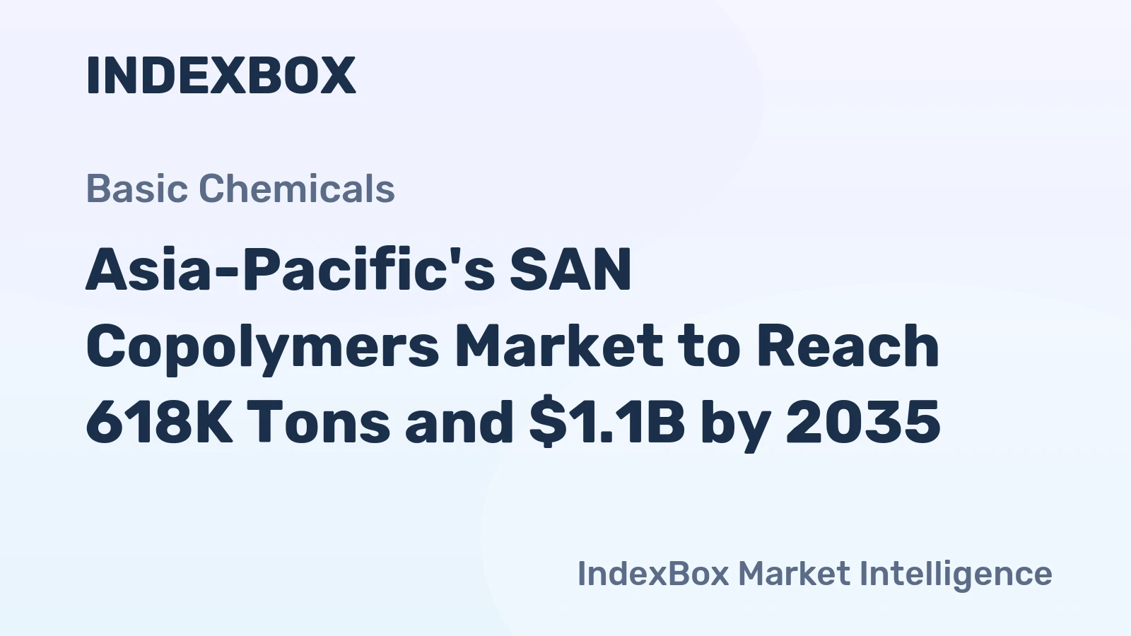Asia-Pacific's SAN Copolymers Market to Reach 618K Tons and $1.1B by 2035