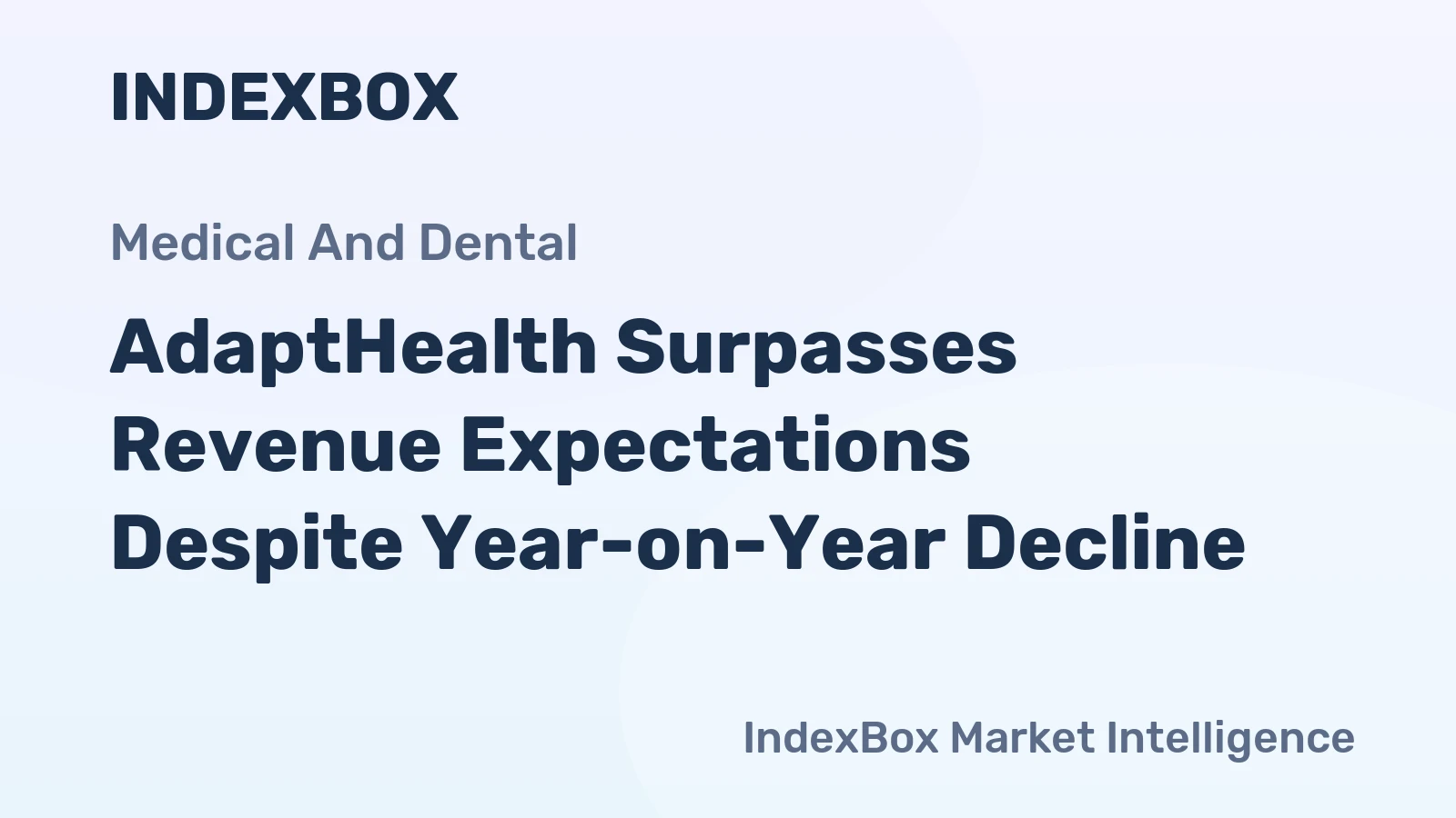 AdaptHealth Surpasses Revenue Expectations Despite Year-on-Year Decline