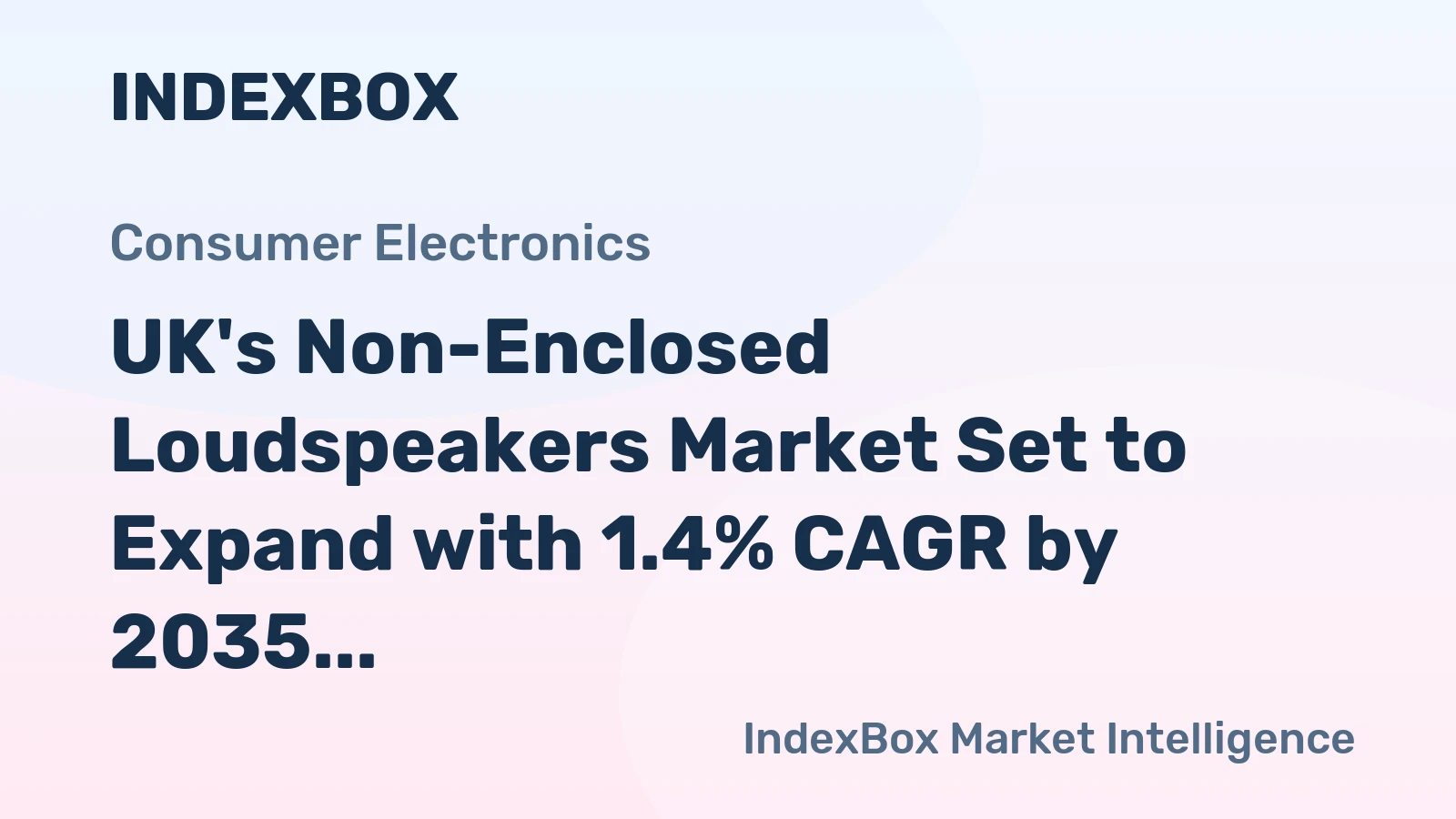 UK's Non-Enclosed Loudspeakers Market Set to Expand with 1.4% CAGR by 2035