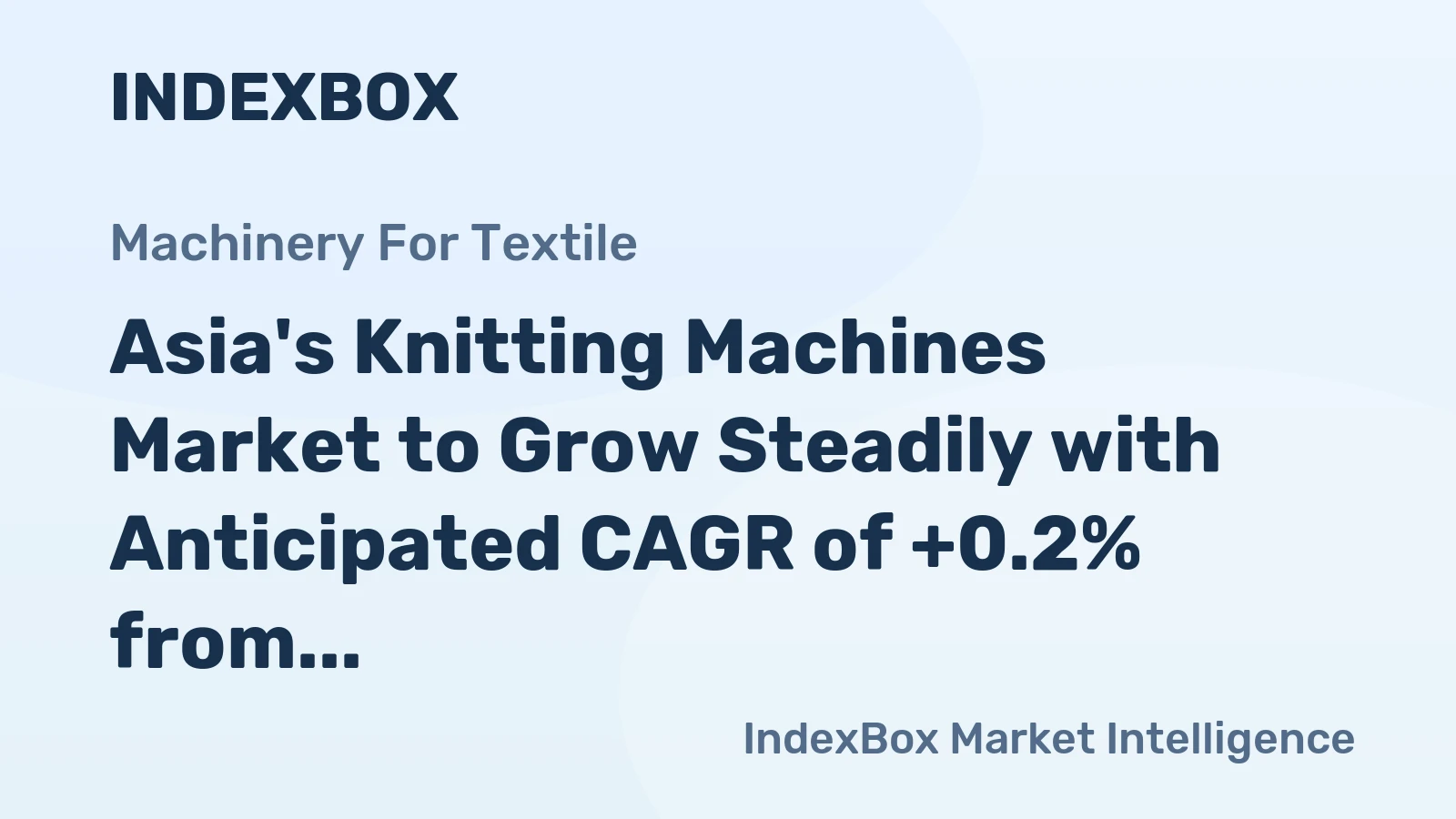 Asia's Knitting Machines Market to Grow Steadily with Anticipated CAGR of +0.2% from 2024 to 2035