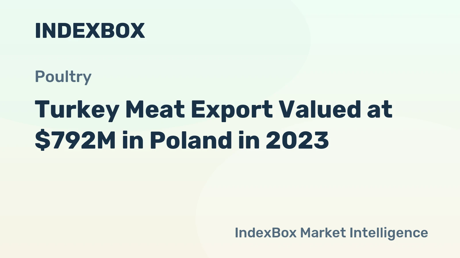 Turkey Meat Export Valued at $792M in Poland in 2023