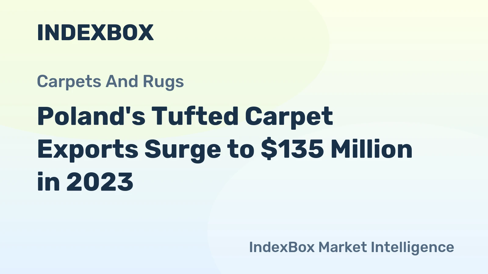 Poland's Tufted Carpet Exports Surge to $135 Million in 2023