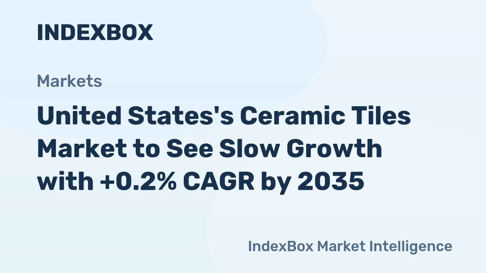 United States's Ceramic Tiles Market to See Slow Growth with +0.2% CAGR by 2035