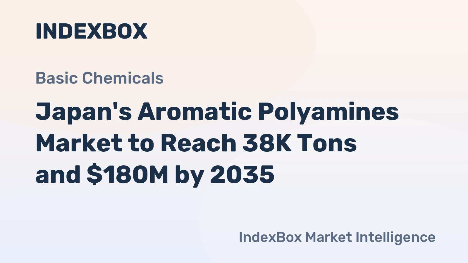 Japan's Aromatic Polyamines Market to Reach 38K Tons and $180M by 2035