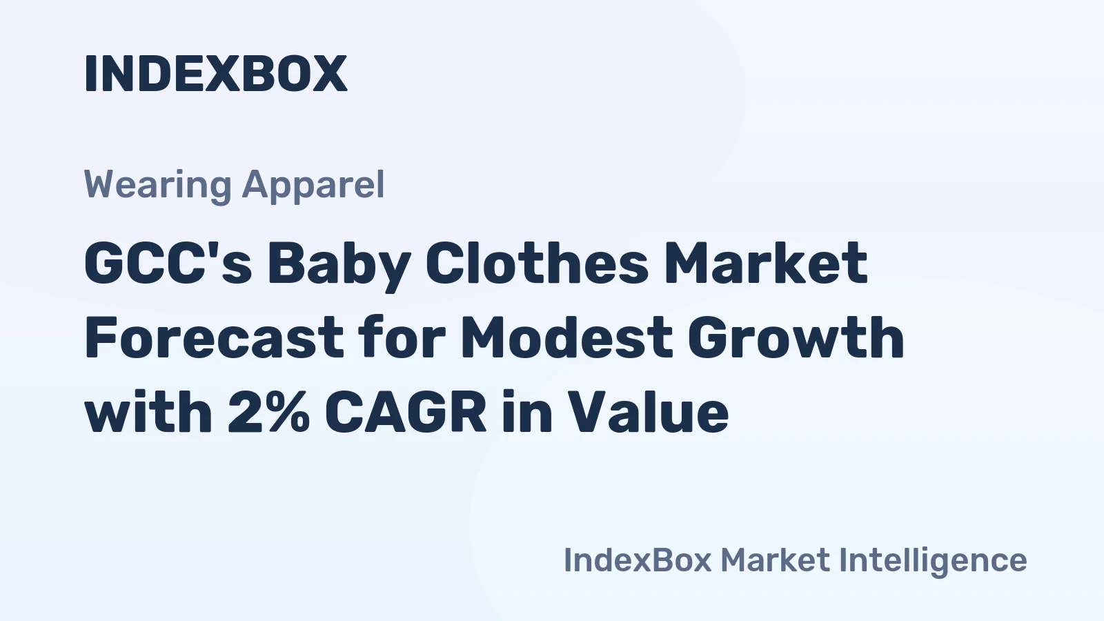 GCC's Baby Clothes Market Forecast for Modest Growth with 2% CAGR in Value