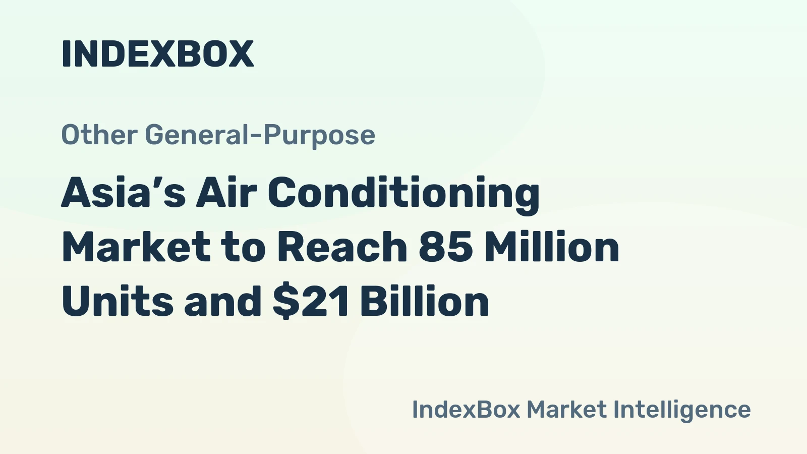 Asia’s Air Conditioning Market to Reach 85 Million Units and $21 Billion