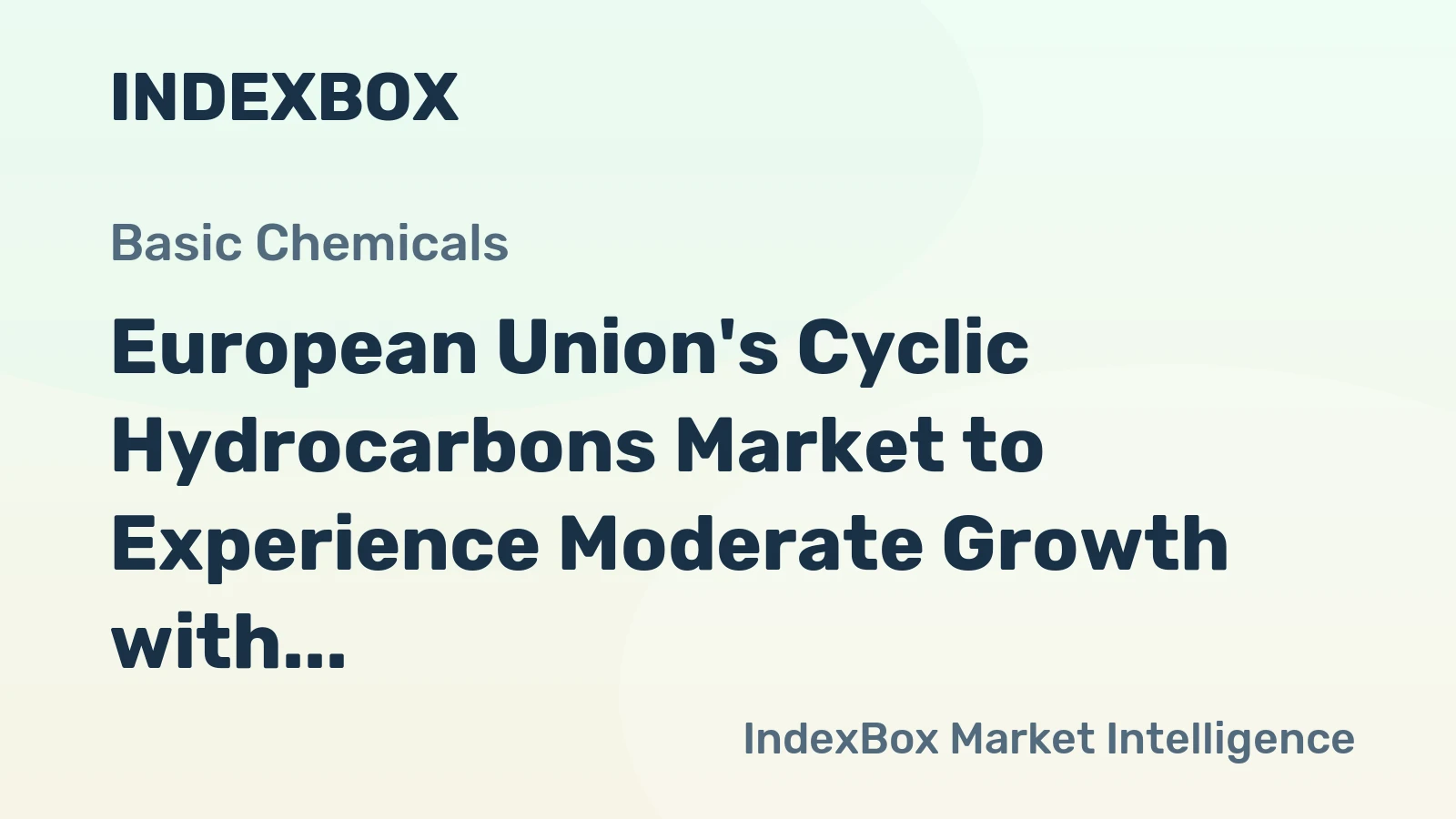 European Union's Cyclic Hydrocarbons Market to Experience Moderate Growth with CAGR of +0.9% from 2024 to 2035