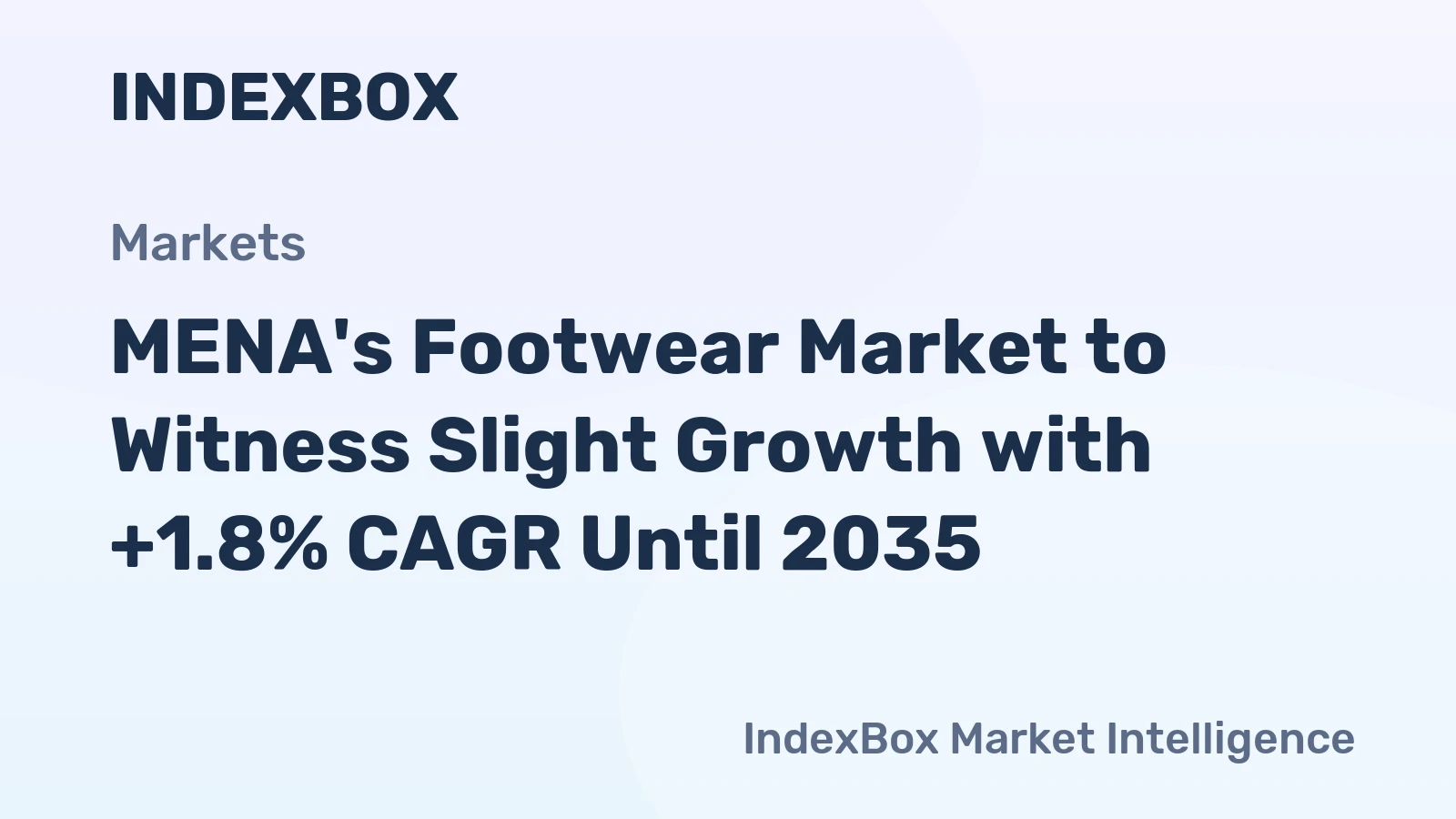 MENA's Footwear Market to Witness Slight Growth with +1.8% CAGR Until 2035