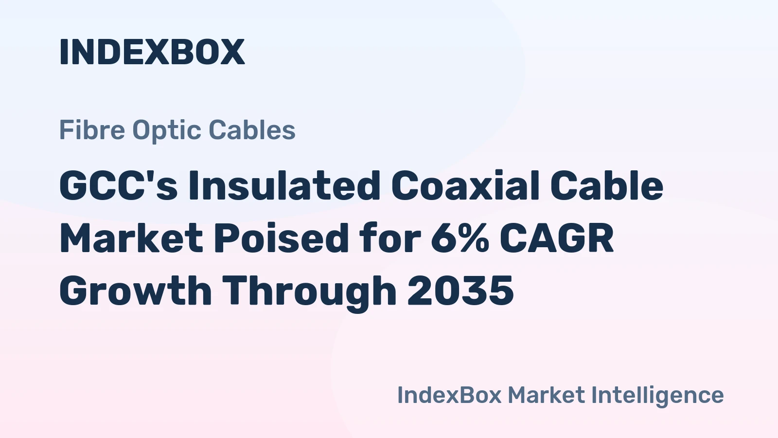 GCC's Insulated Coaxial Cable Market Poised for 6% CAGR Growth Through 2035