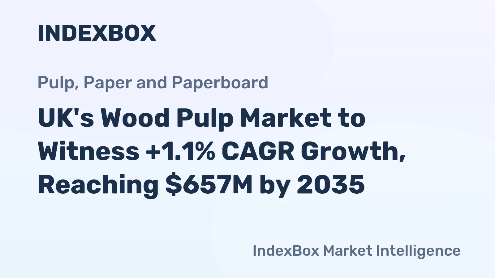 UK's Wood Pulp Market to Witness +1.1% CAGR Growth, Reaching $657M by 2035