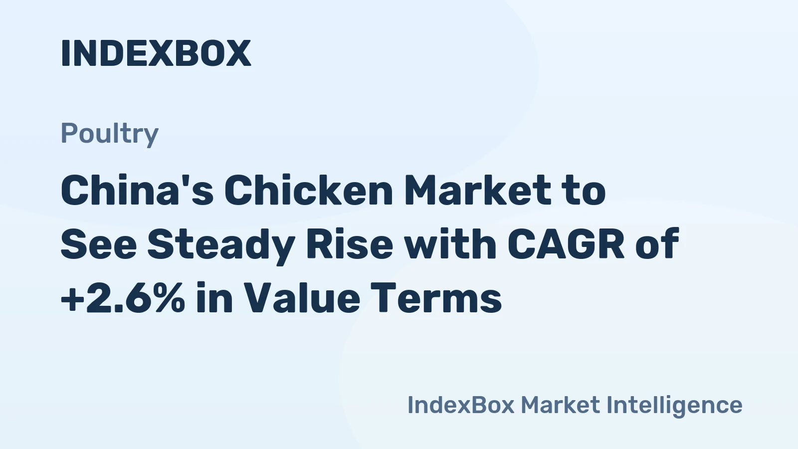 China's Chicken Market to See Steady Rise with CAGR of +2.6% in Value Terms
