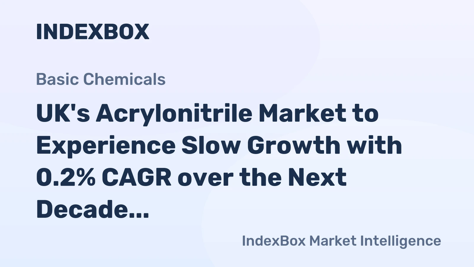 UK's Acrylonitrile Market to Experience Slow Growth with 0.2% CAGR over the Next Decade