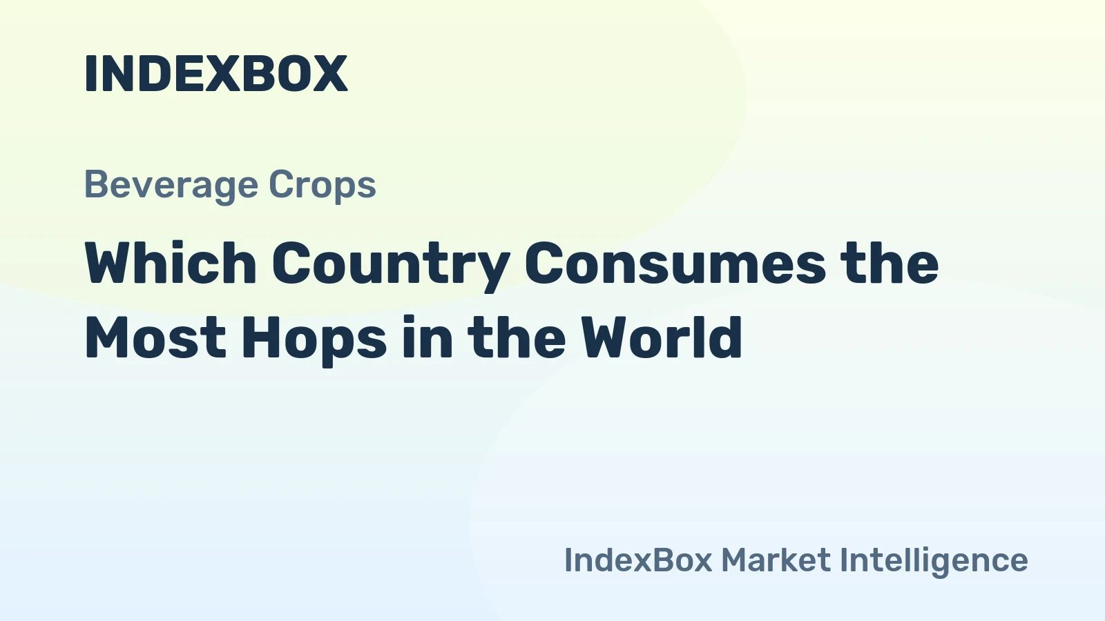 Which Country Consumes the Most Hops in the World?