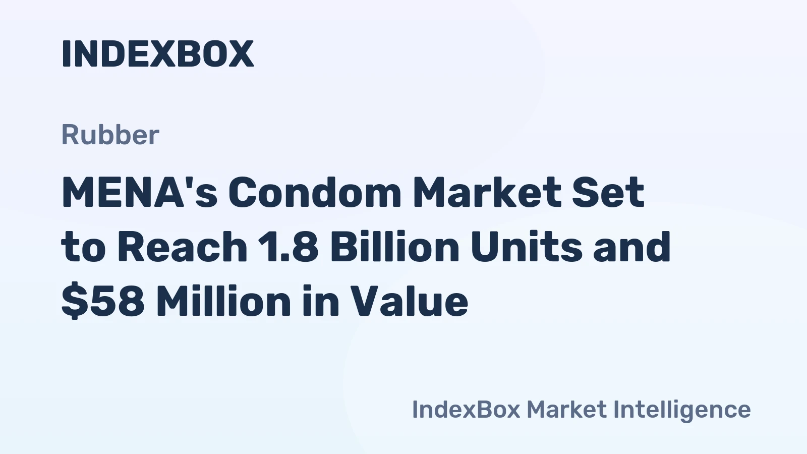 MENA's Condom Market Set to Reach 1.8 Billion Units and $58 Million in Value